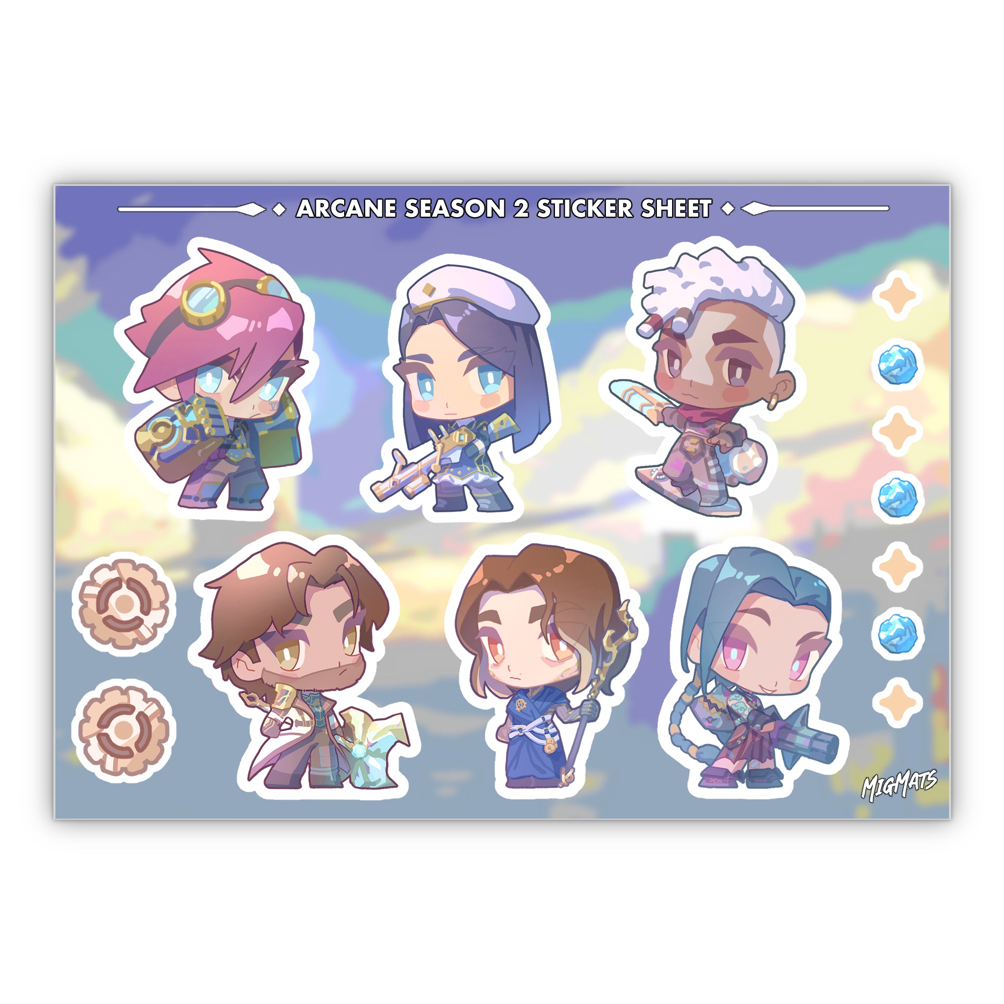 Arcane Season 2 Sticker Sheet – migmats