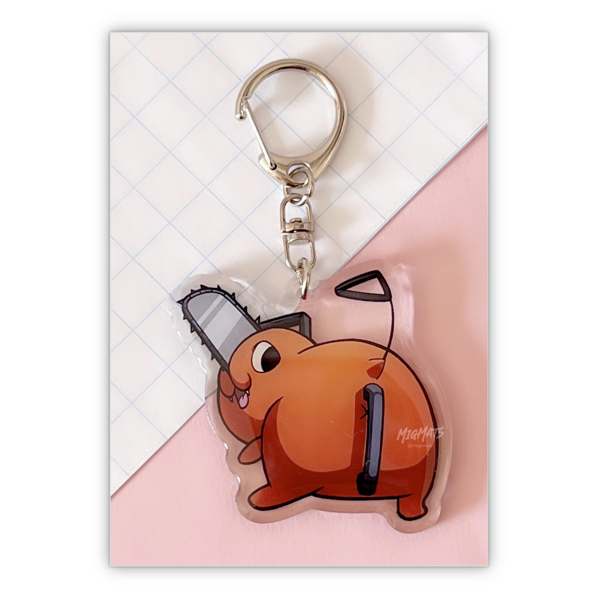 Pochita Butt 2.5" Acrylic Charm – migmats