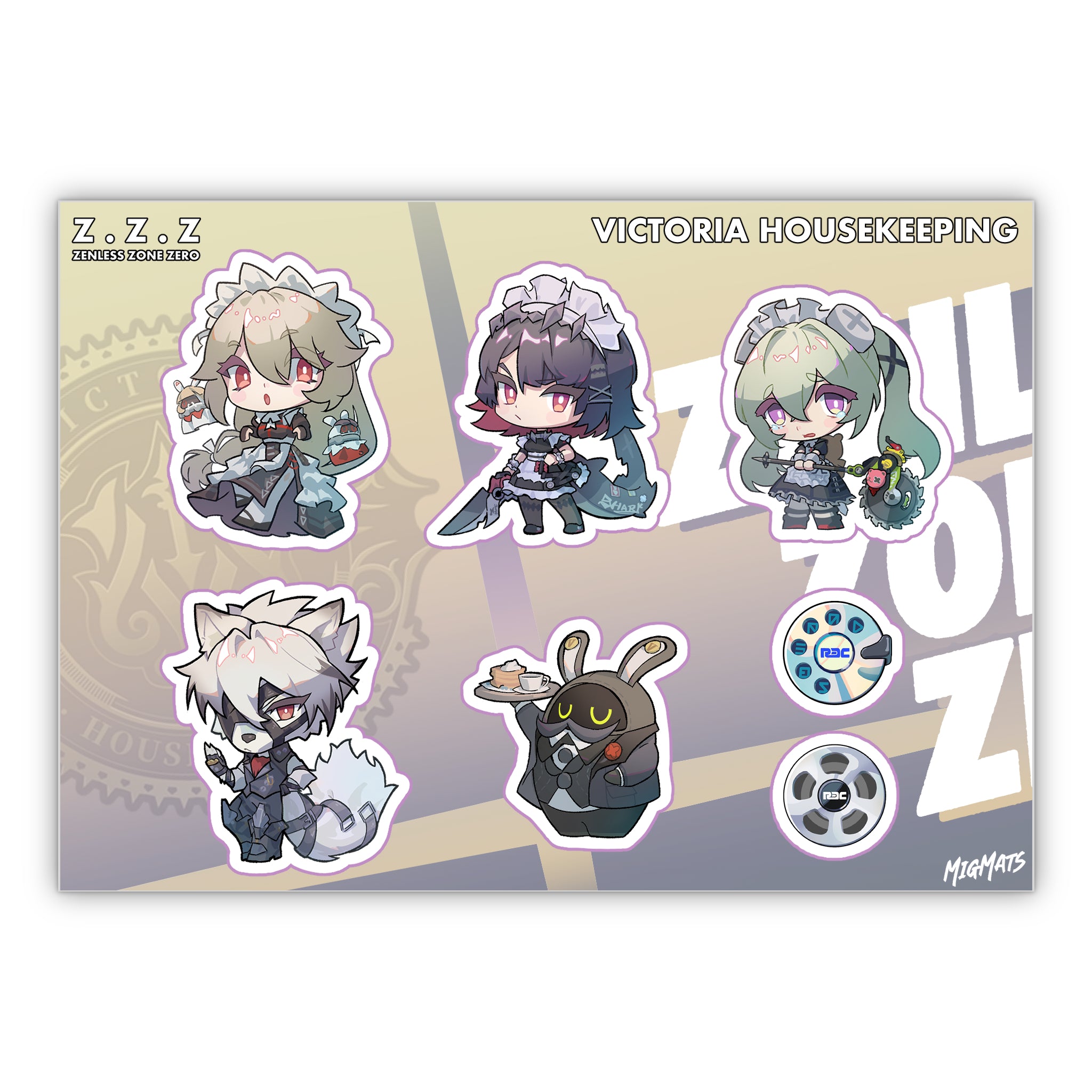 Victoria Housekeeping Sticker Sheet – migmats